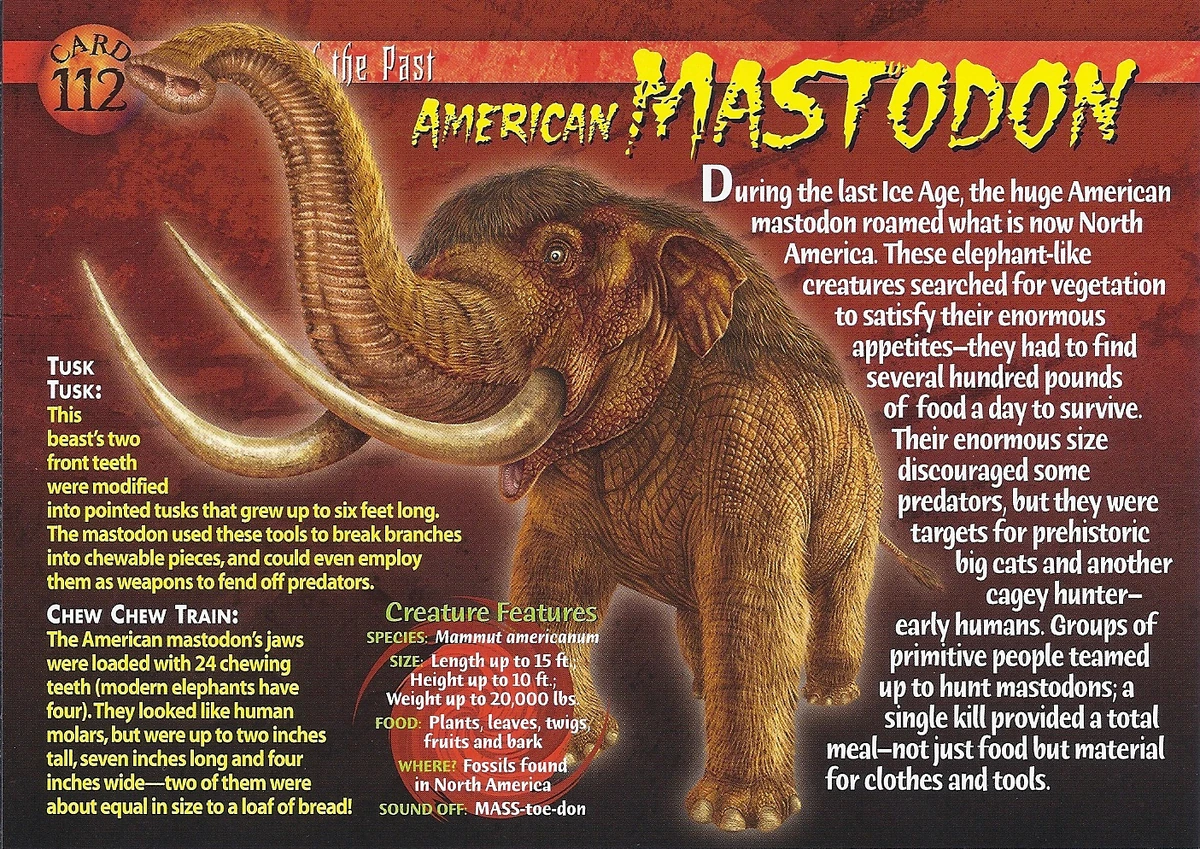 American Mastodon | Weird n' Wild Creatures Wiki | Fandom
