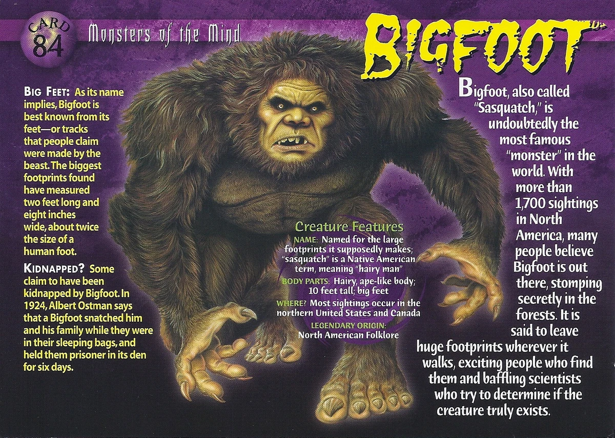 Bigfoot | Weird n' Wild Creatures Wiki | Fandom