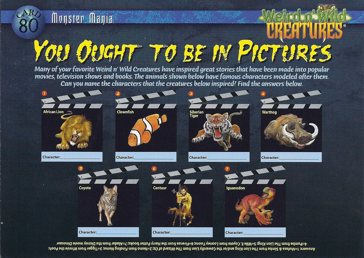 Monster Mania 80 | Weird n' Wild Creatures Wiki | Fandom