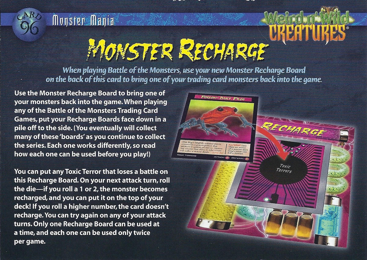 Monster Mania 96 | Weird n' Wild Creatures Wiki | Fandom