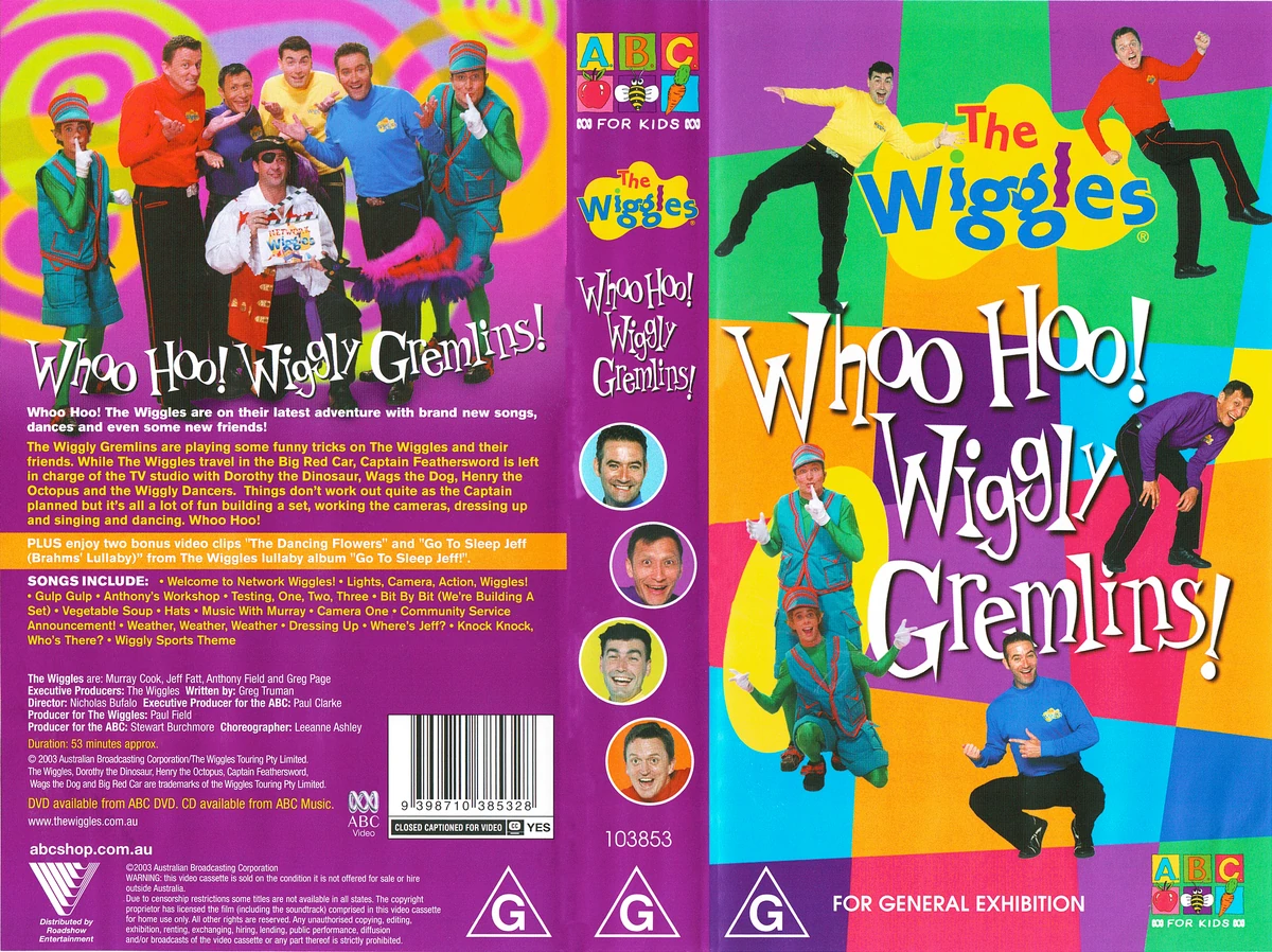 Whoo Hoo! Wiggly Gremlins! (video)/Home Video | Wigglebase Wiki | Fandom