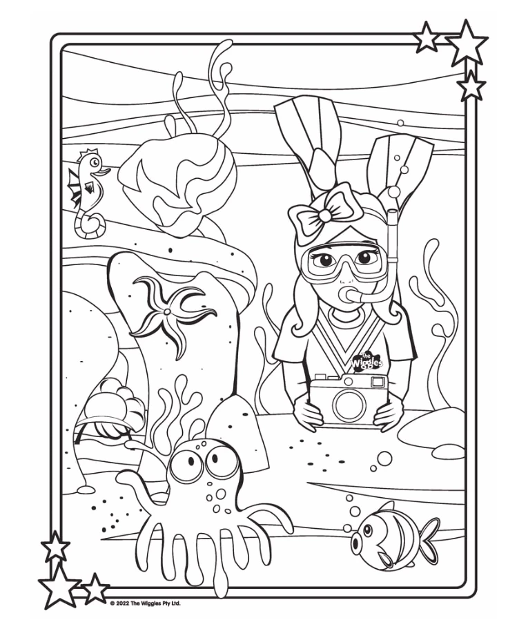 Out and About Jumbo Colouring Book | Wigglepedia | Fandom