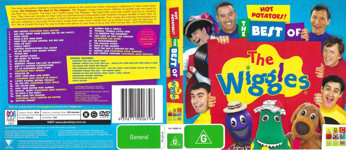 Hot Potatoes! The Best of The Wiggles (2010 video)/Home Video ...