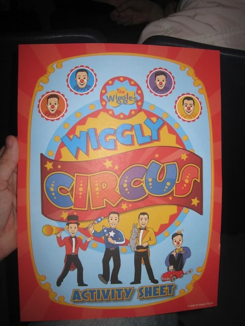 Wiggly Circus Activity Sheet | Wigglepedia | Fandom