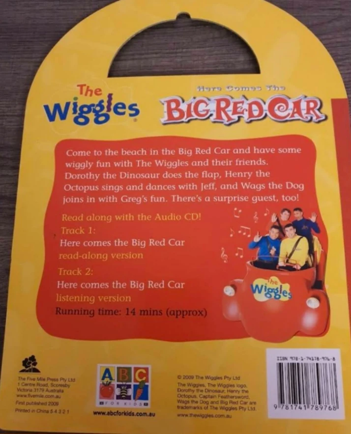 Here Comes The Big Red Car plus CD | Wigglepedia | Fandom