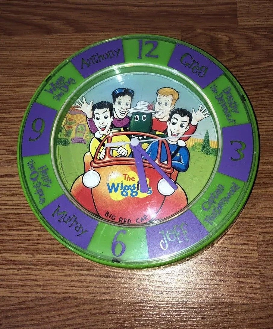 The Wiggles 2002 Wall Clock Watchworks By Playworks | Wigglepedia | Fandom