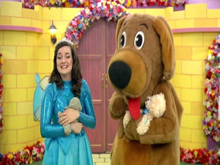 Wags and Fairy Clare with a Teddy Bear | Wigglepedia | Fandom