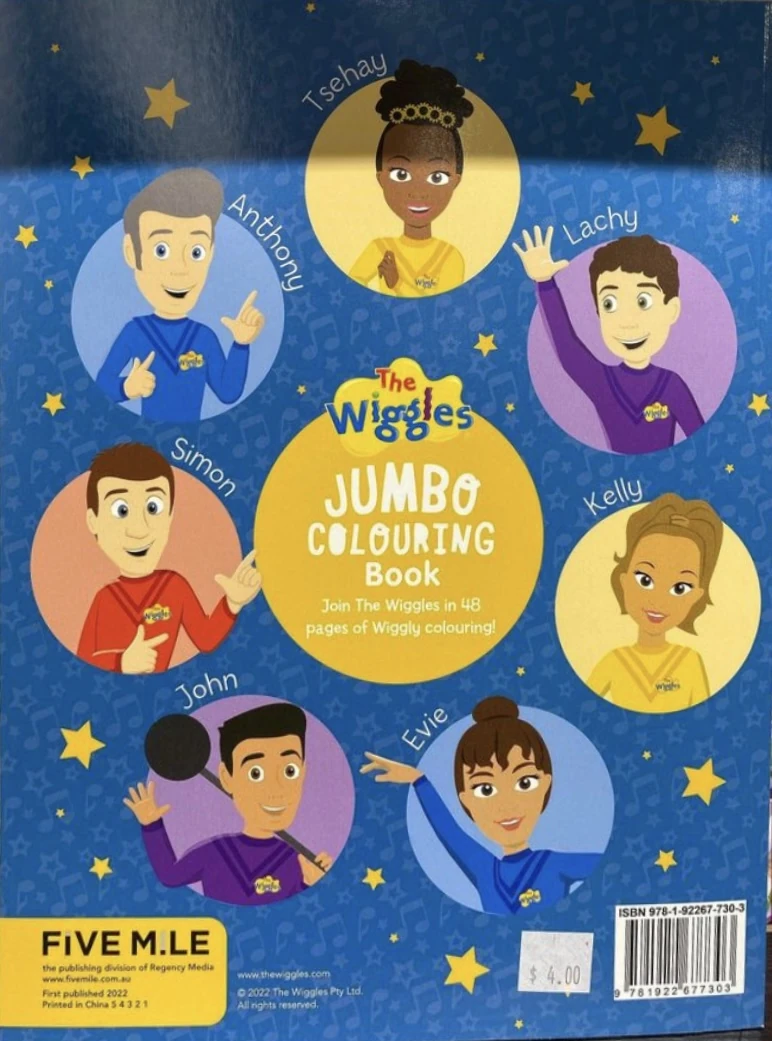Meet The Wiggles! Jumbo Colouring Book | Wigglepedia | Fandom