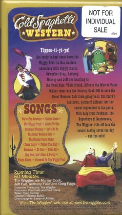 The Wiggles Cold Spaghetti Western Vhs