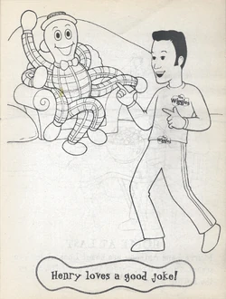 free wiggles printable colouring pages