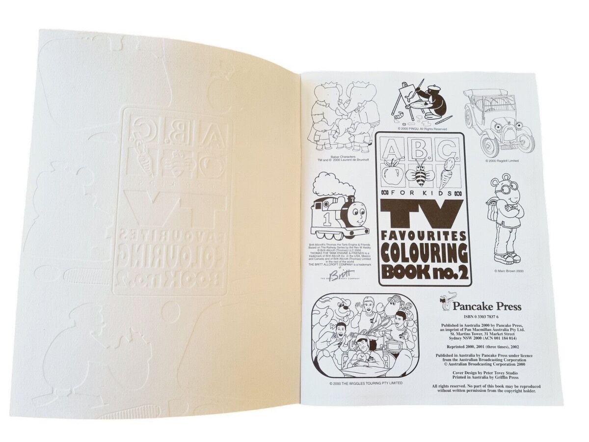 ABC For Kids TV Favourites Colouring Book no.2 | Wigglepedia | Fandom