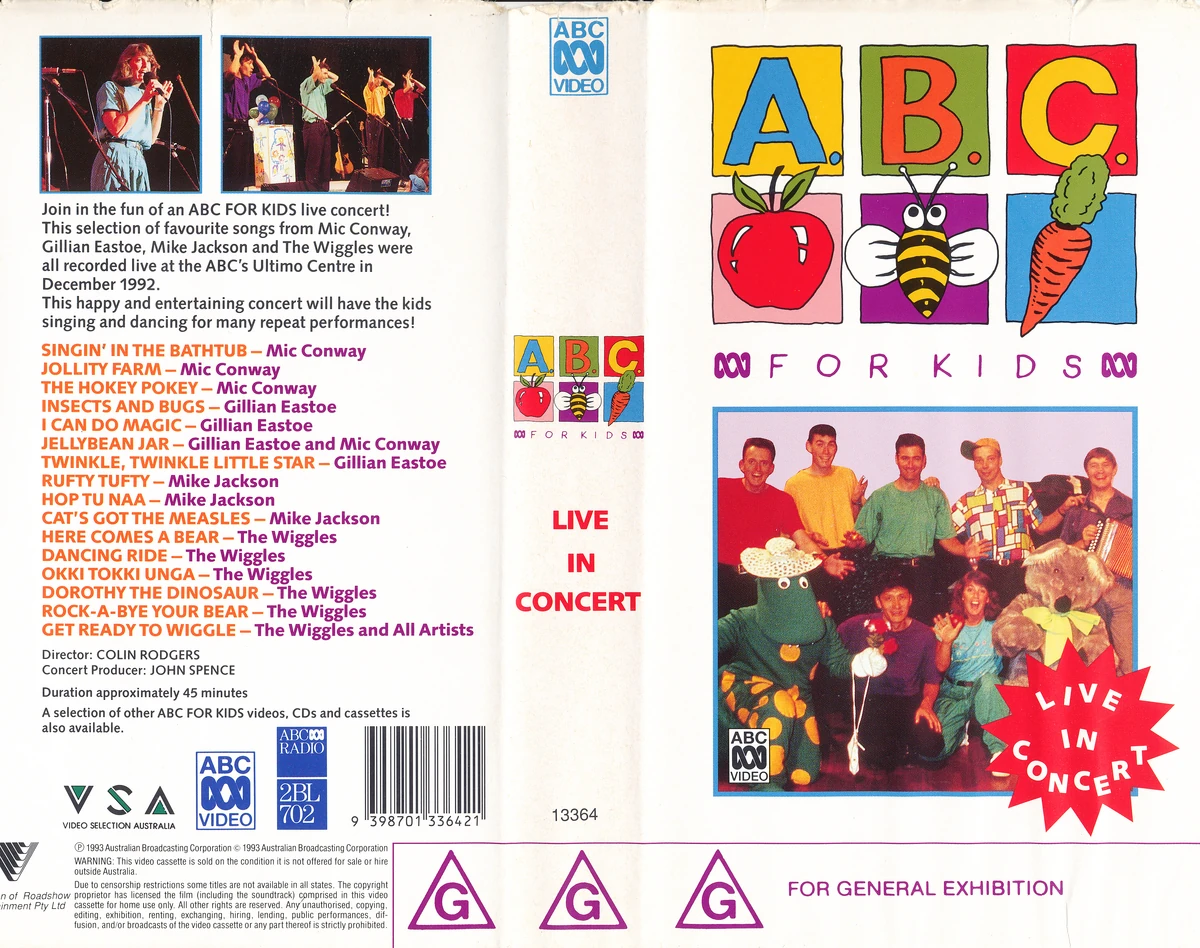 ABC For Kids: Live In Concert | Wigglepedia | Fandom