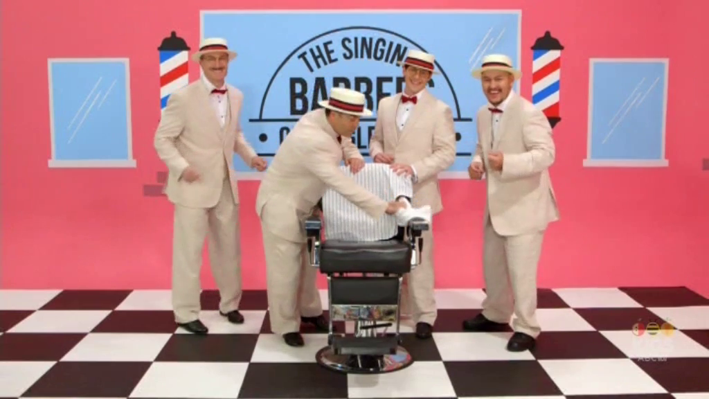 Singing Barbers | Wigglepedia | Fandom