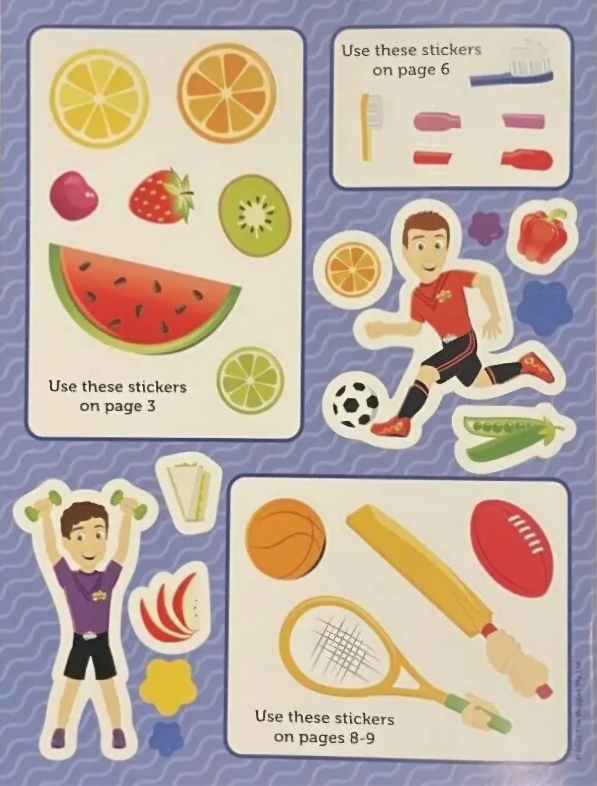 Healthy Habits Sticker Activity Book | Wigglepedia | Fandom
