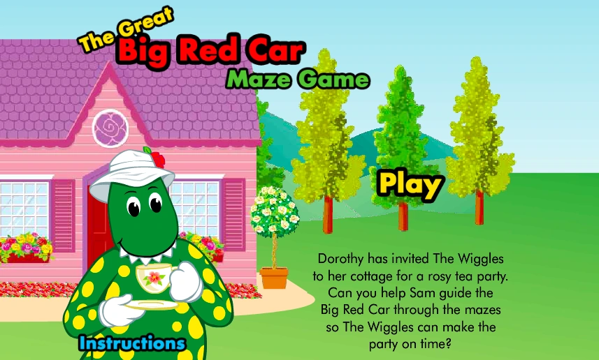 The Great Big Red Car Maze | Wigglepedia | Fandom