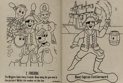 captain feathersword coloring pages