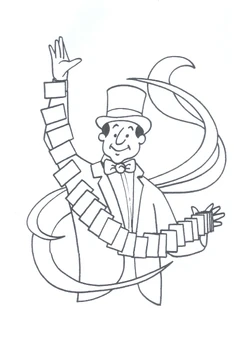 coloring page magic trick