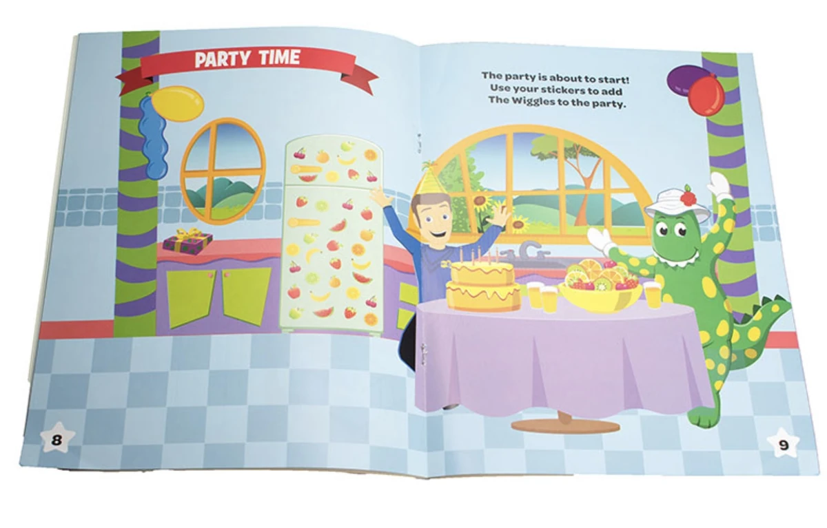 Wiggly Birthday Fun Sticker Activity Book | Wigglepedia | Fandom