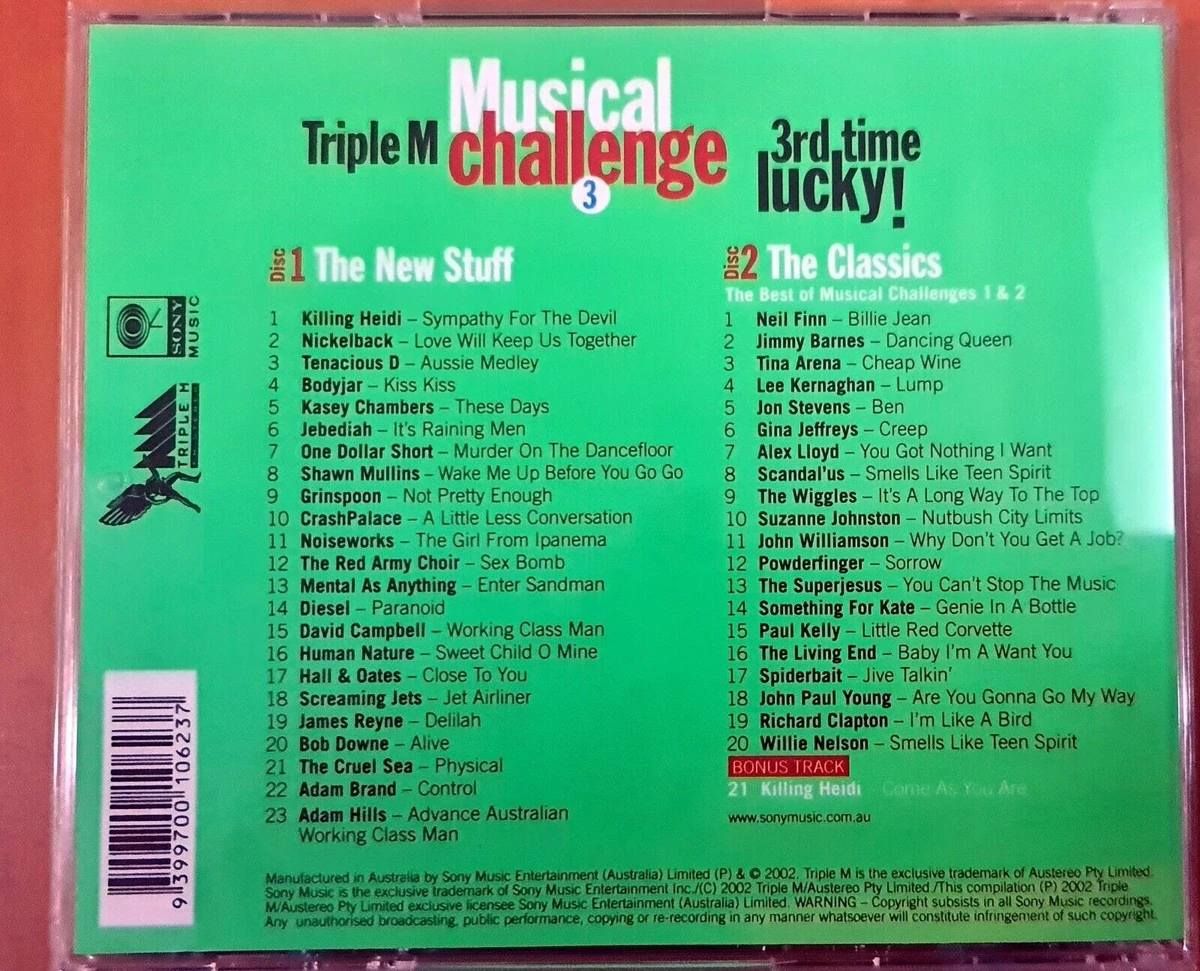 Triple M Musical Challenge 3 – Third Time Lucky! | Wigglepedia | Fandom