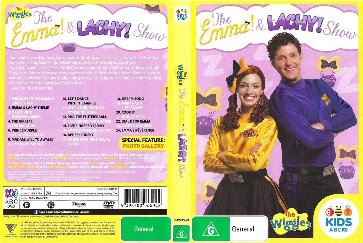 The Emma! & Lachy! Show (video)/Home Video | Wigglepedia | Fandom