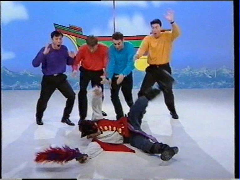 Captain Feathersword's Falling Down Skit | Wigglepedia | Fandom