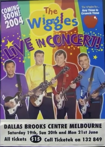 The Wiggles Live! At Dallas Brooks Hall | Wigglepedia | Fandom