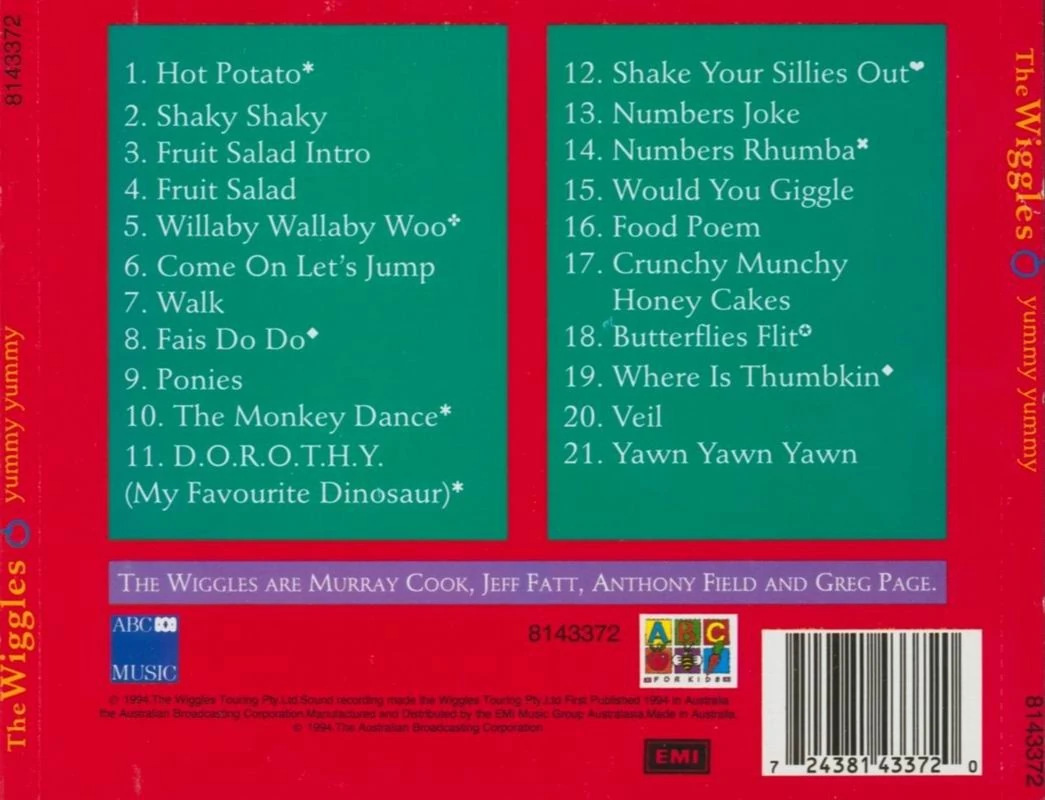 The Wiggles Yummy Yummy 1994