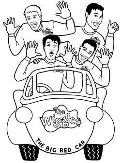 Printable Wiggles Coloring Pages