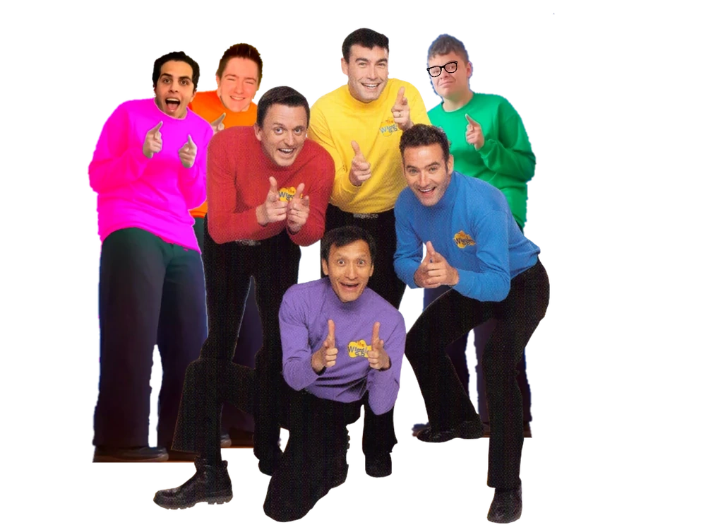 The Wiggles (Green Wiggle, Orange Wiggle and Pink Wiggles) | Wiggles ...