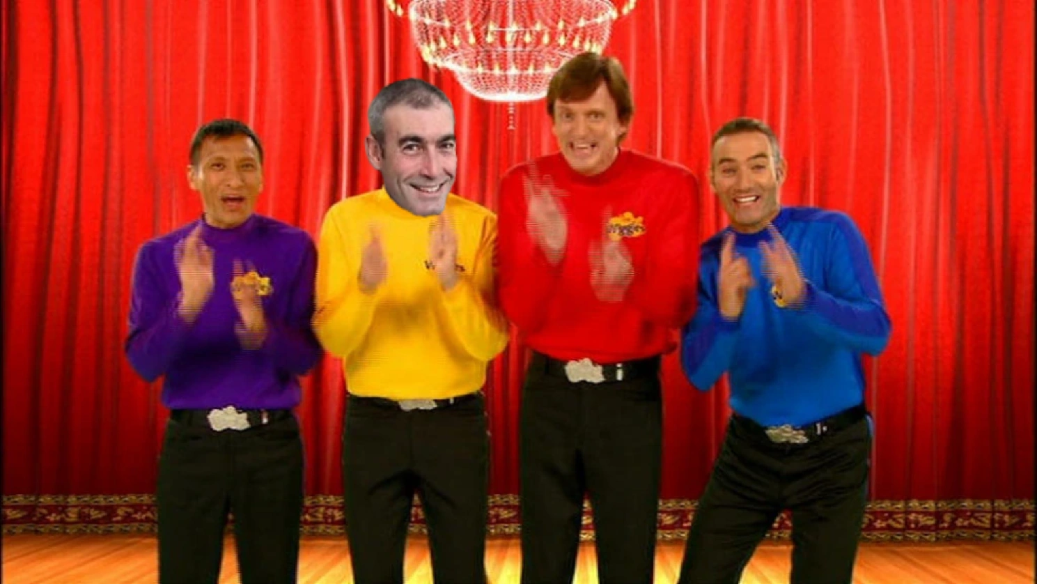 The Wiggles (Sam as the Blue Wiggle and not the Yellow Wiggle ...