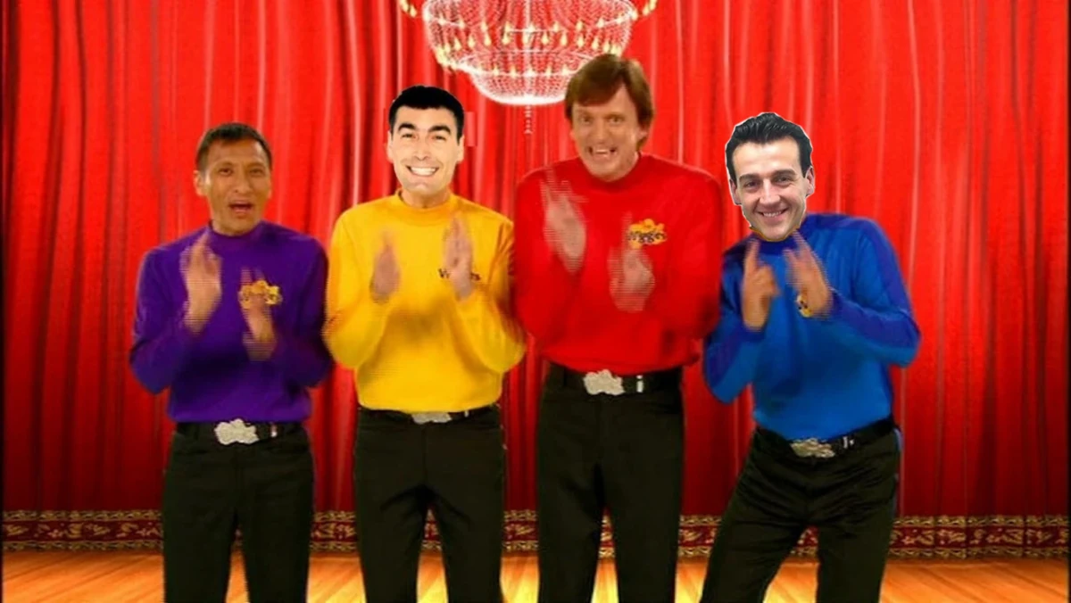 The Wiggles (Sam as the Blue Wiggle and not the Yellow Wiggle from 2006 ...