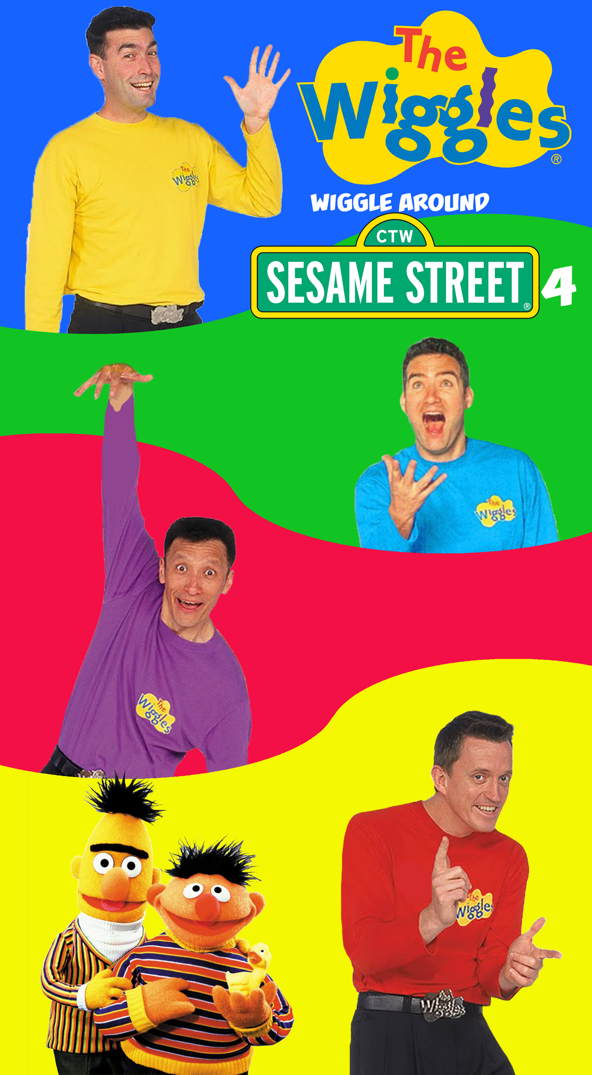 Wiggle Around Sesame Street 4 Wiggles Fanon Wiki Fandom