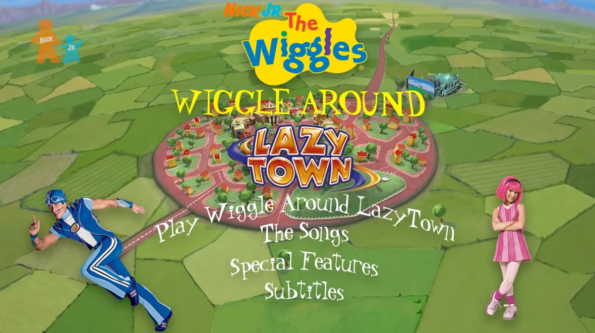 Wiggle Around Lazy Town (2006 Video)/Home Video | Wiggles Fanon Wiki ...