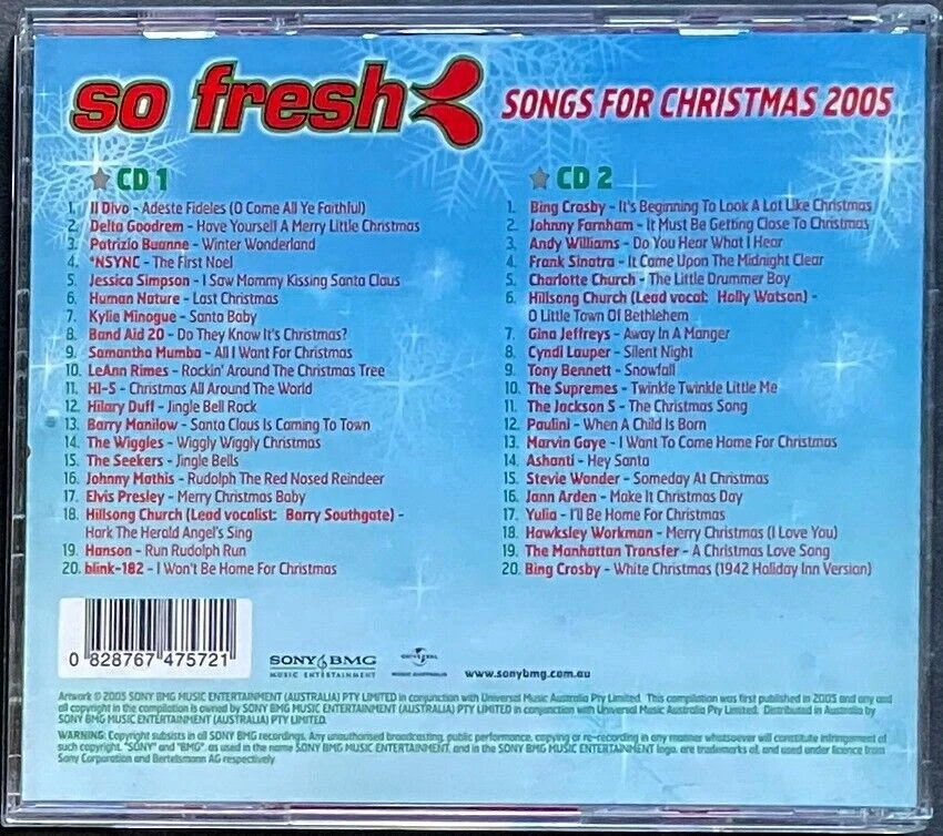 So Fresh Songs For Christmas 2005 | Wiggles Fanon Wiki | Fandom