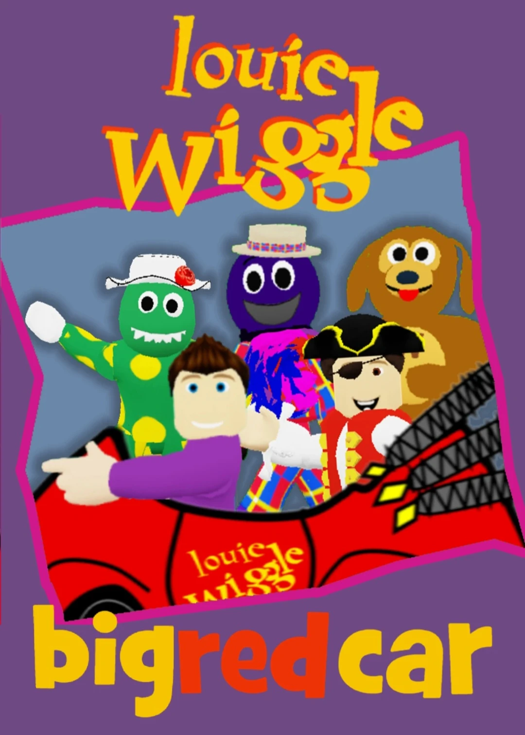 Louie Wiggle - Big Red Car (video) | The Wiggles Roblox Community Wiki ...