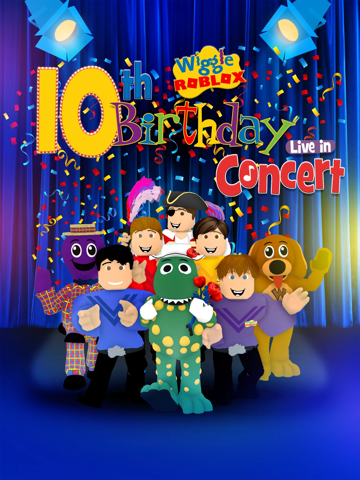 WiggleRoblox’s 10th Birthday: Live in Concert! | The Wiggles Roblox ...