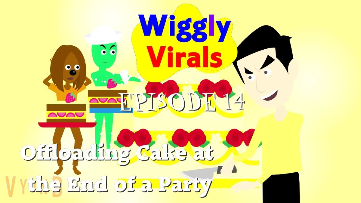 Offloading Cake at the End of Party | Wiggly Virals Wiki | Fandom