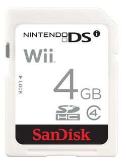 Wii u memory card store