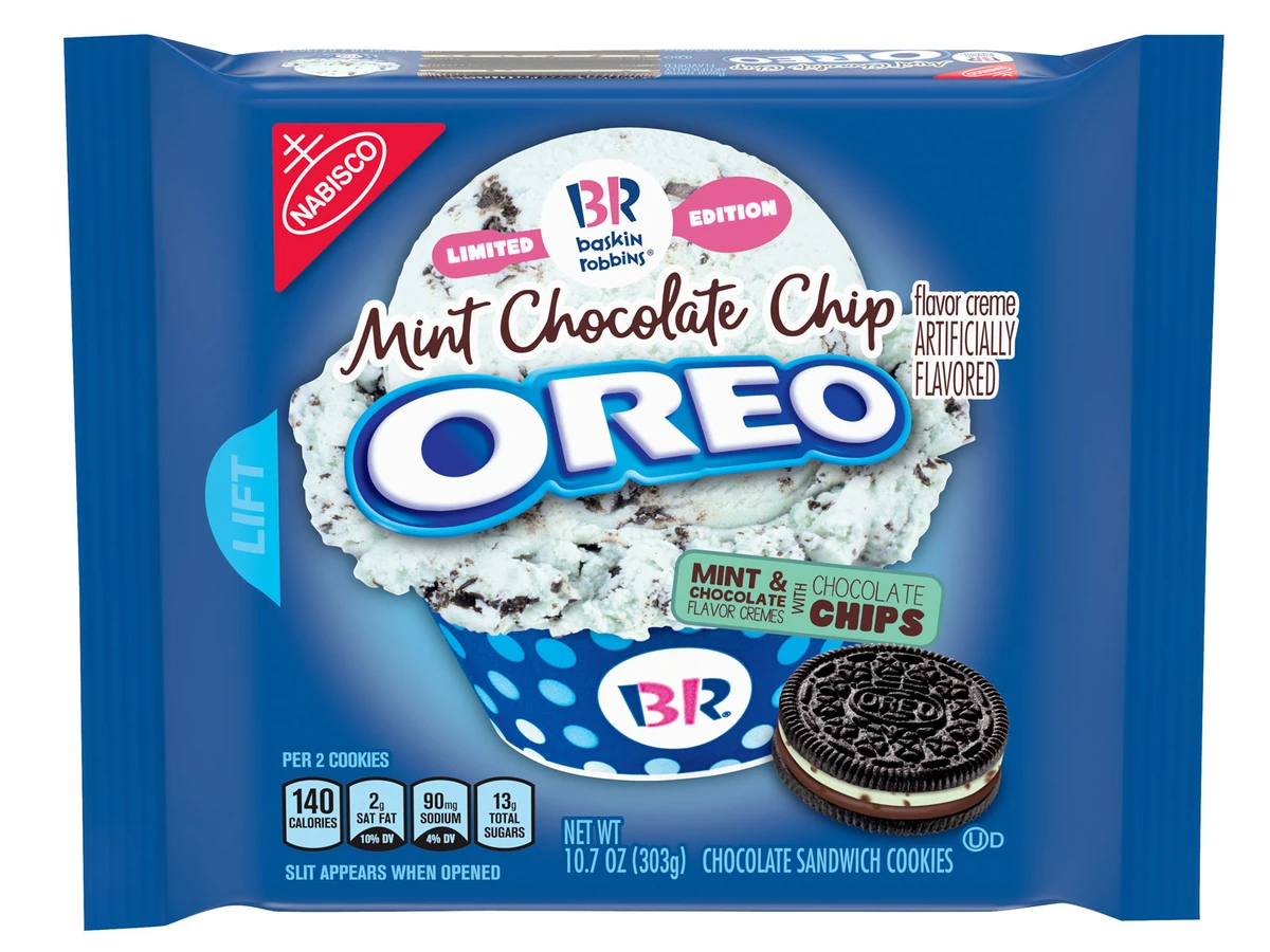 Oreo sabor sorvete de chocolate com menta | Wiki Wiki Oreo | Fandom