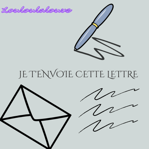 Je t'envoie cette lettre | Wiki Vos Chansons | Fandom