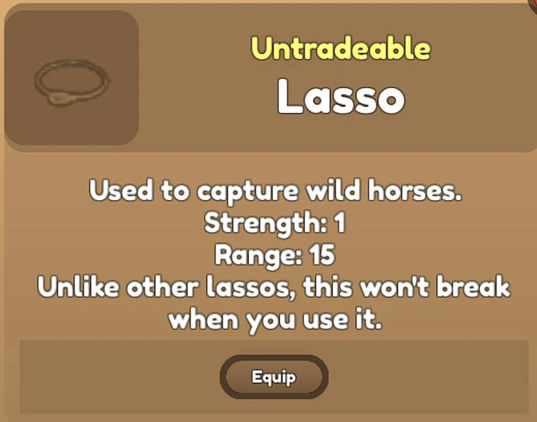 Lassos | Wild Horse Islands Wiki | Fandom