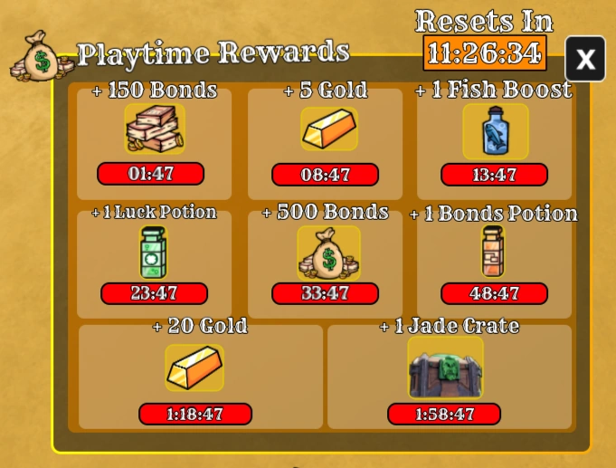 Playtime Rewards | Wild Rails Tower Defense Wiki | Fandom