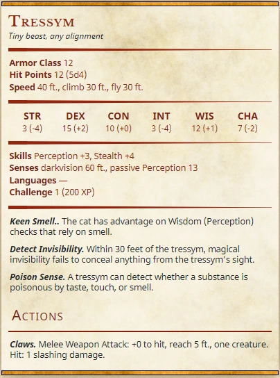 Homebrew Familiars | Wild Sanctum Wiki | Fandom