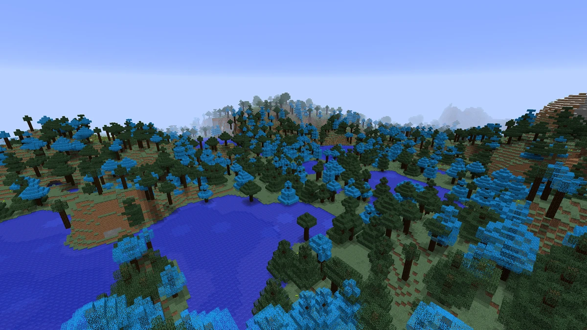 Blue Taiga | Wildest's Biomes Wiki | Fandom