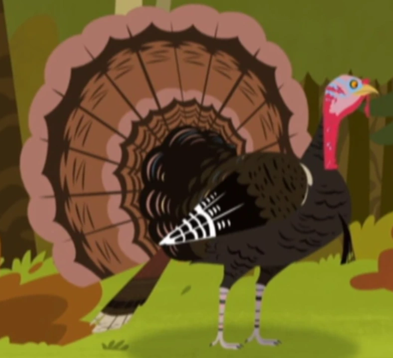 Animated Flying Turkey