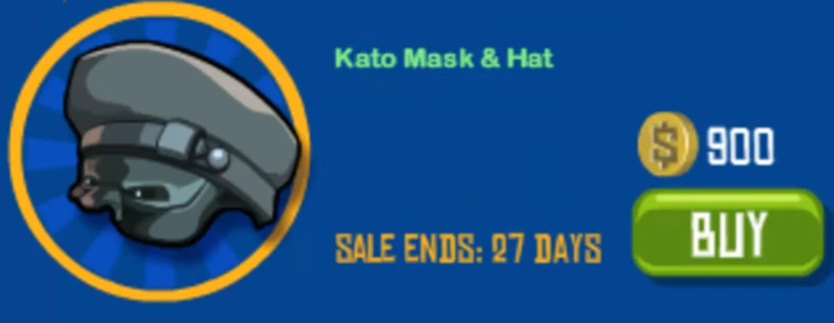 Kato Mask & Hat | Wild Ones Wiki | Fandom