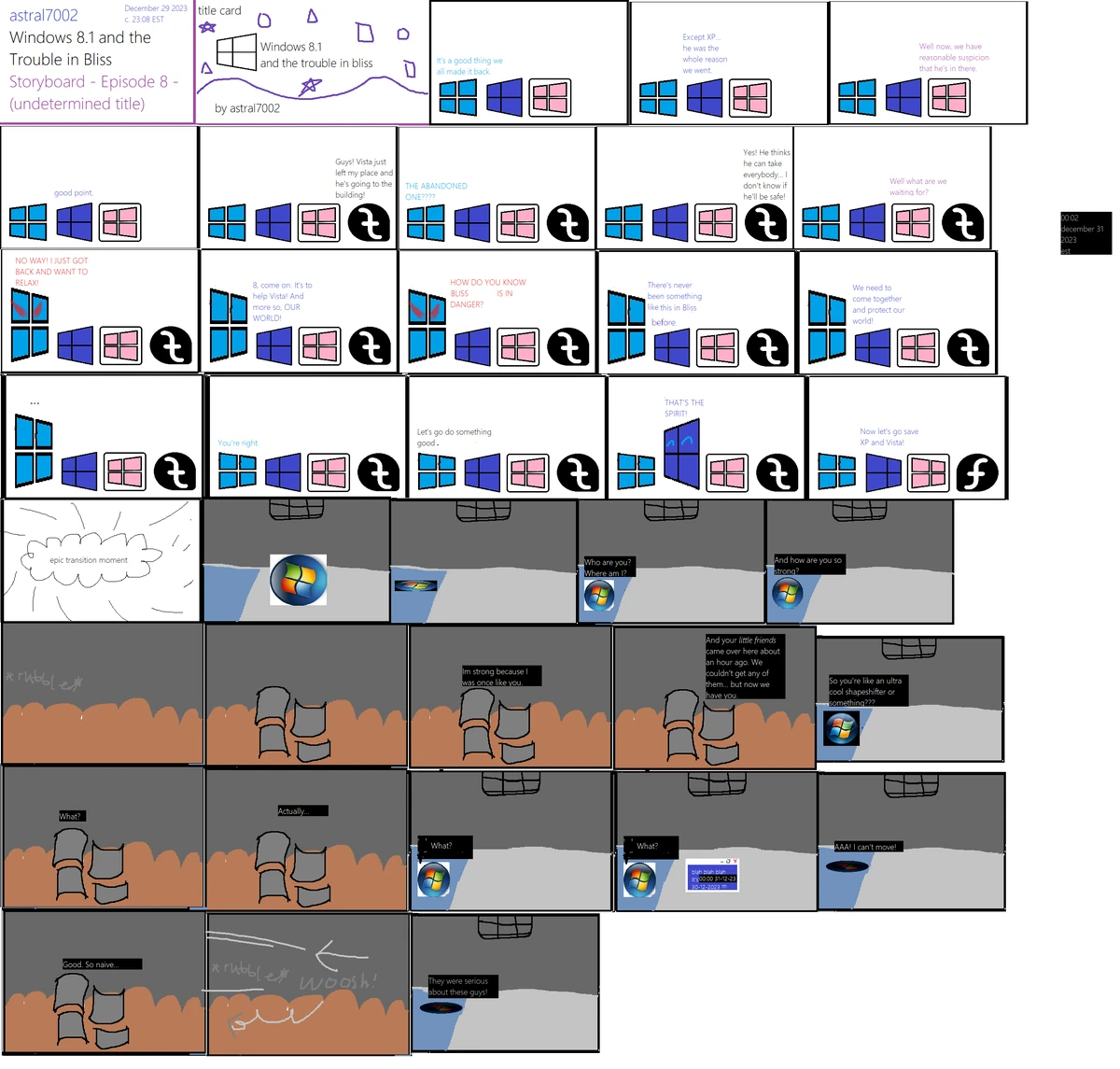 "STORYBOARD 8" | Windows 8.1 and the Trouble in Bliss Wiki | Fandom
