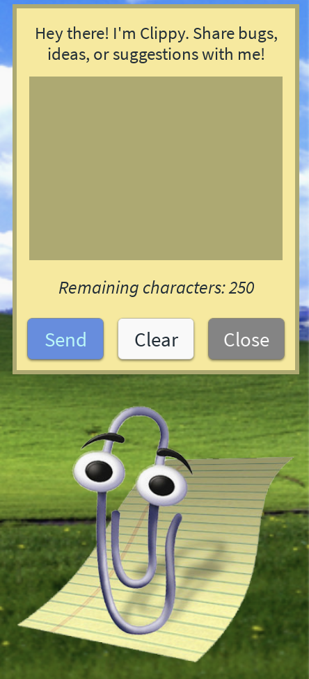 Clippy's Feedback | Windows Error Simulator Wiki | Fandom