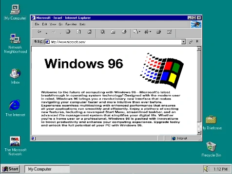 Windows 96 build 1000 | Windows on Google Slides Wiki | Fandom