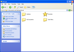 My folders store